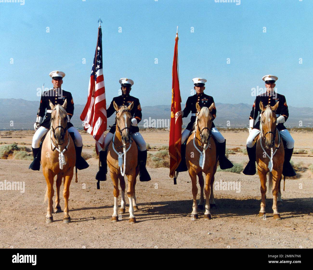 Marine corps mounted color guard hi-res stock photography and images ...