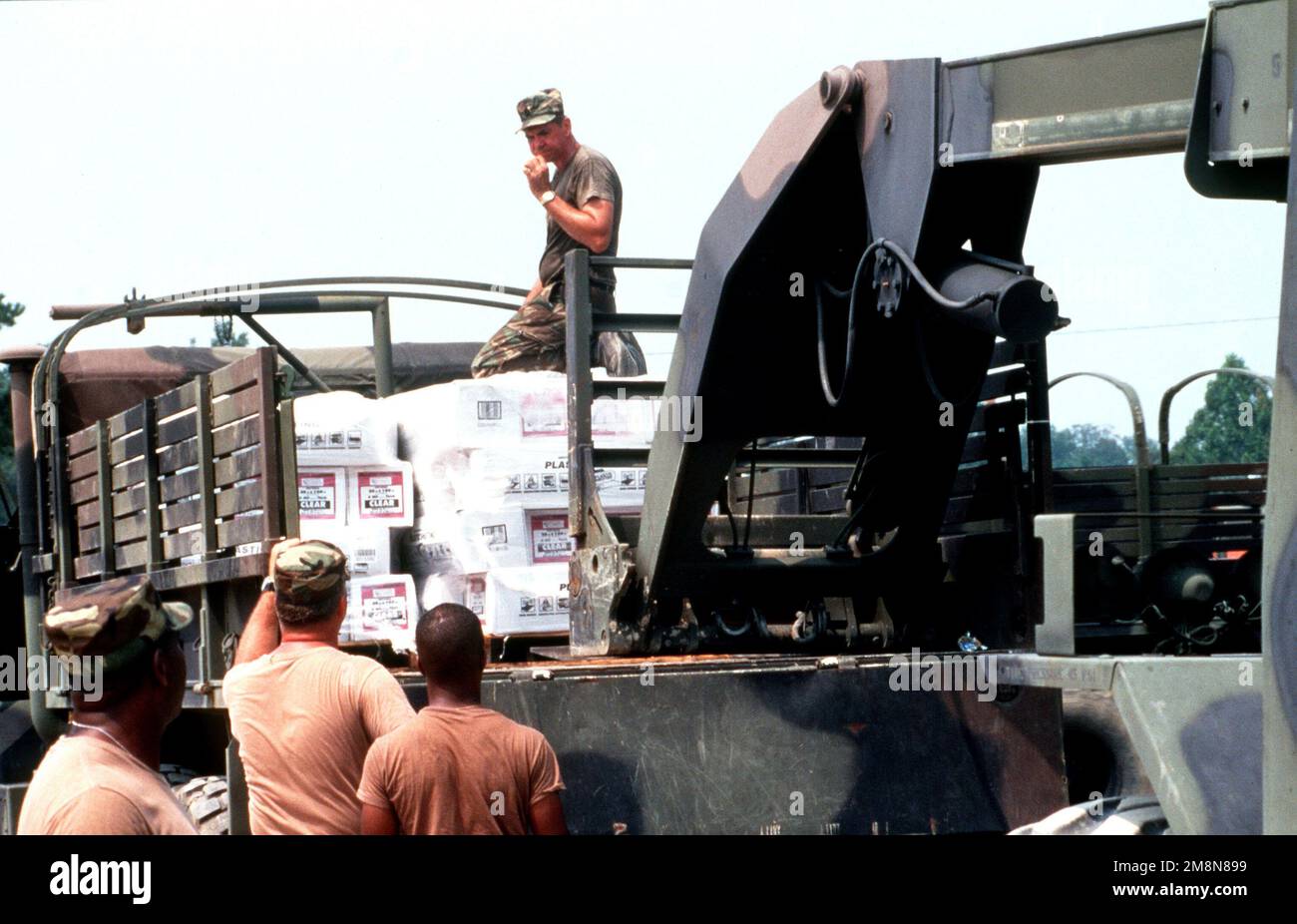 Members of the 230th Support Battalion, North Carolina Army National ...