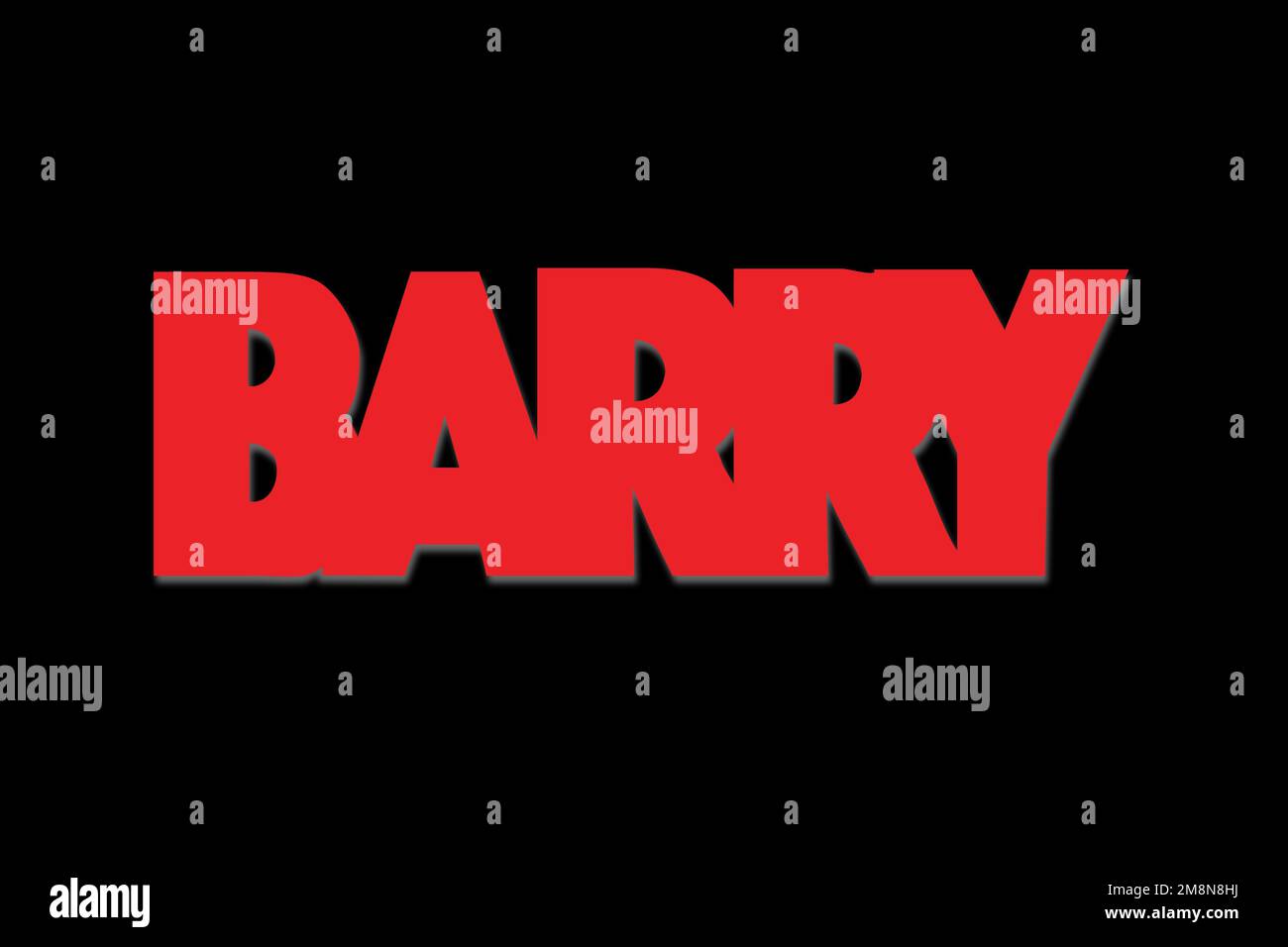 Barry TV series, Logo, Black background Stock Photo - Alamy