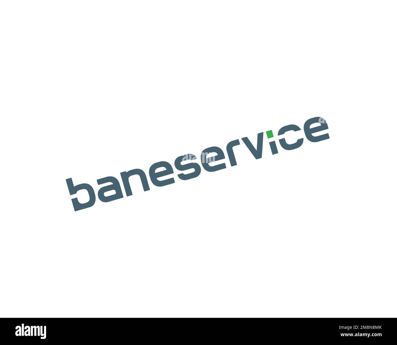 Baneservice, rotated logo, white background Stock Photo - Alamy