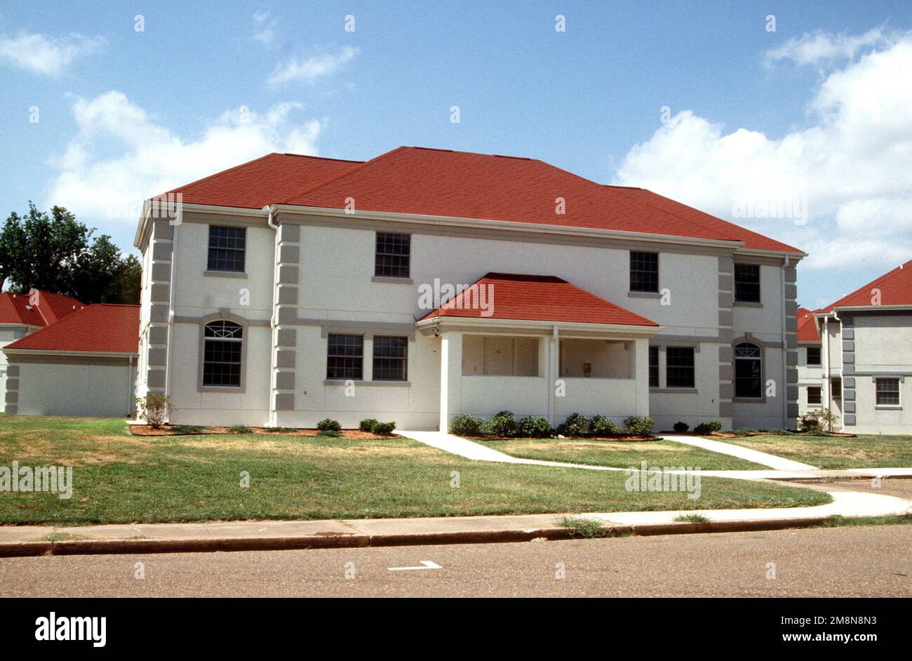 Shot of the new base housing located on the main portion of Barksdale ...