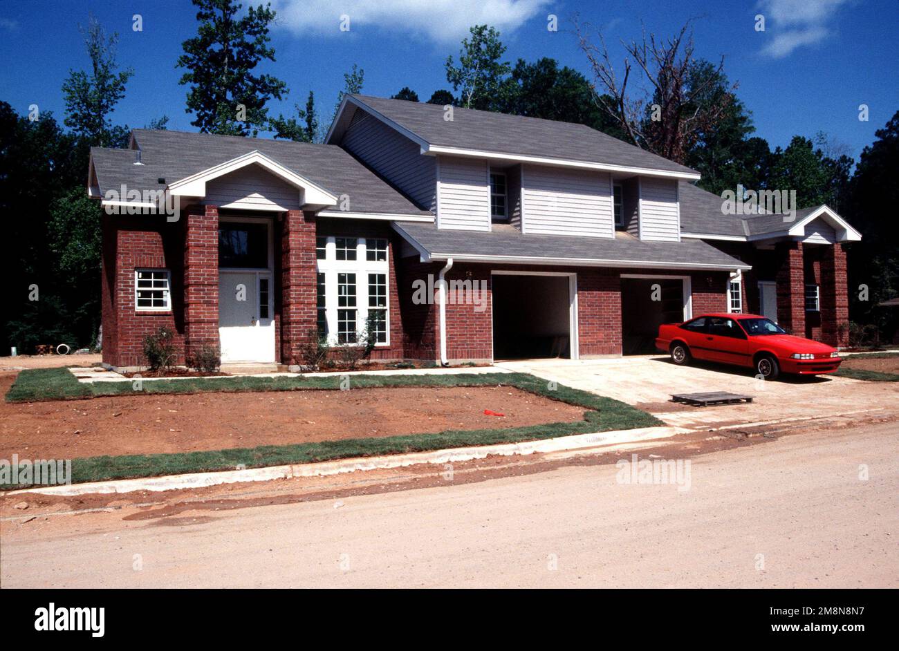 Shot of the new base housing located on the east side of Barksdale Air ...