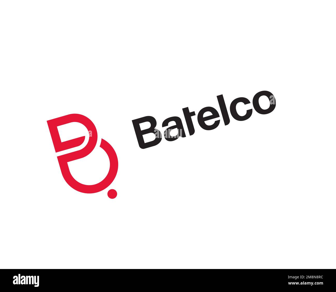 Batelco, rotated logo, white background Stock Photo - Alamy