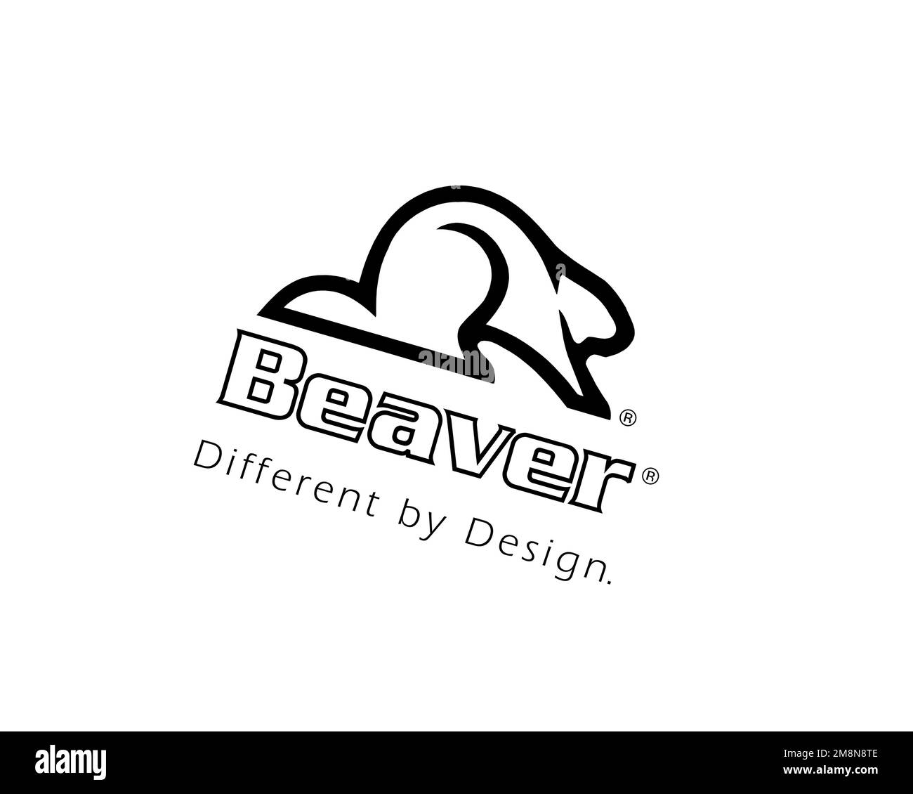 Beaver logo Black and White Stock Photos & Images - Alamy