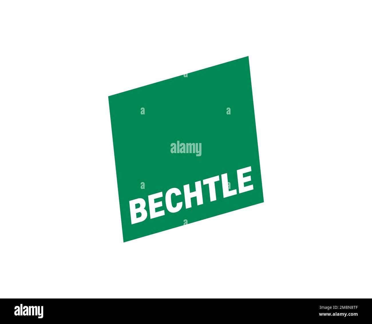Bechtle, rotated logo, white background Stock Photo - Alamy