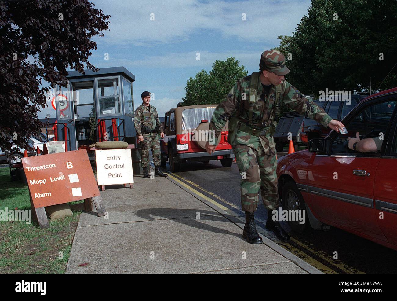 Suffolk County, England. USAF AIRMAN First Class (A1C) Fred Winchell a ...
