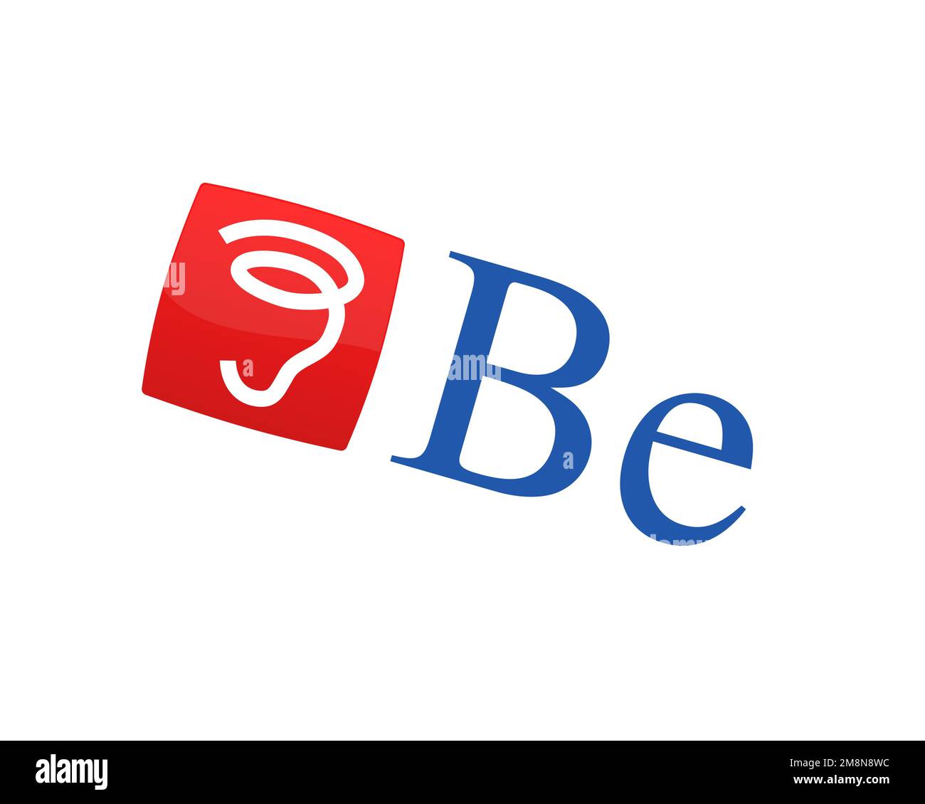 Be Inc. rotated logo, white background B Stock Photo - Alamy