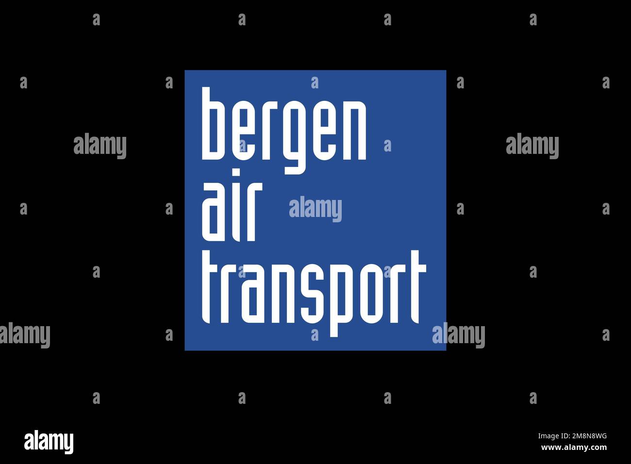 Bergen Air Transport, Logo, Black background Stock Photo - Alamy