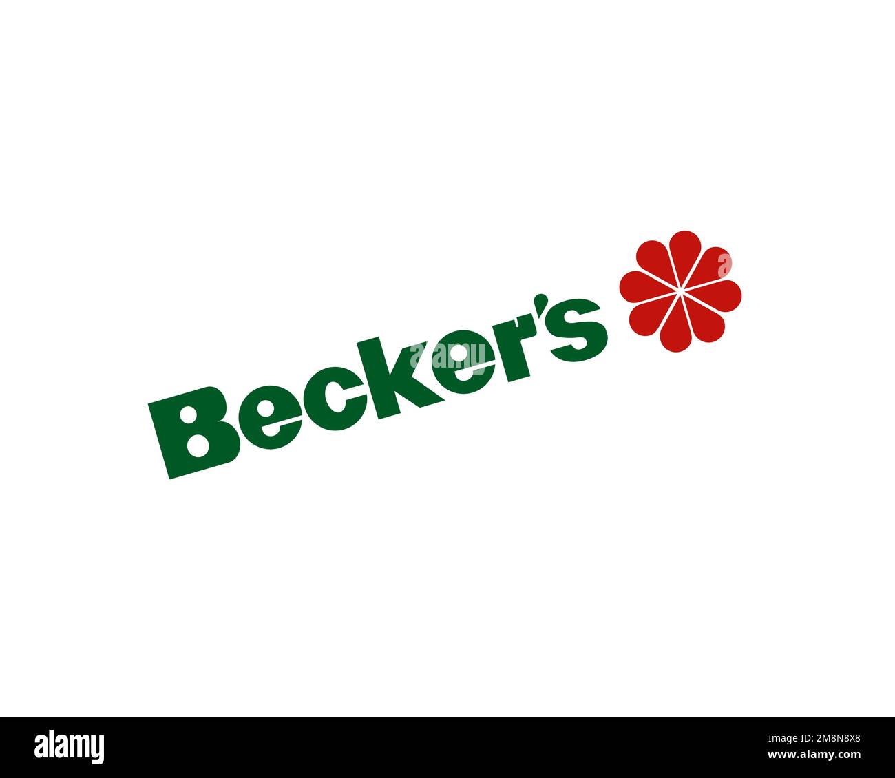 Becker's, rotated logo, white background Stock Photo - Alamy