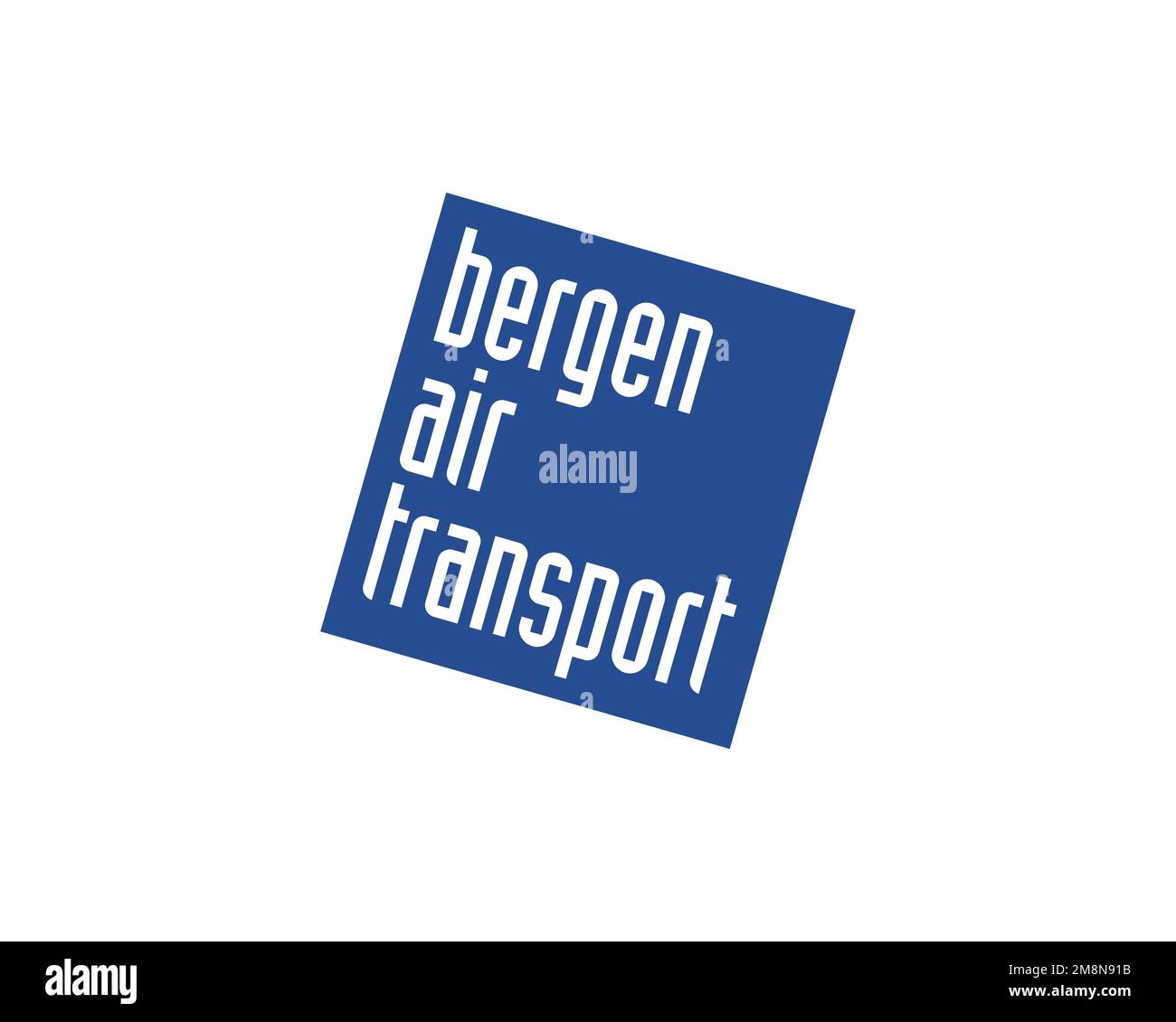 Bergen Air Transport, rotated logo, white background B Stock Photo - Alamy