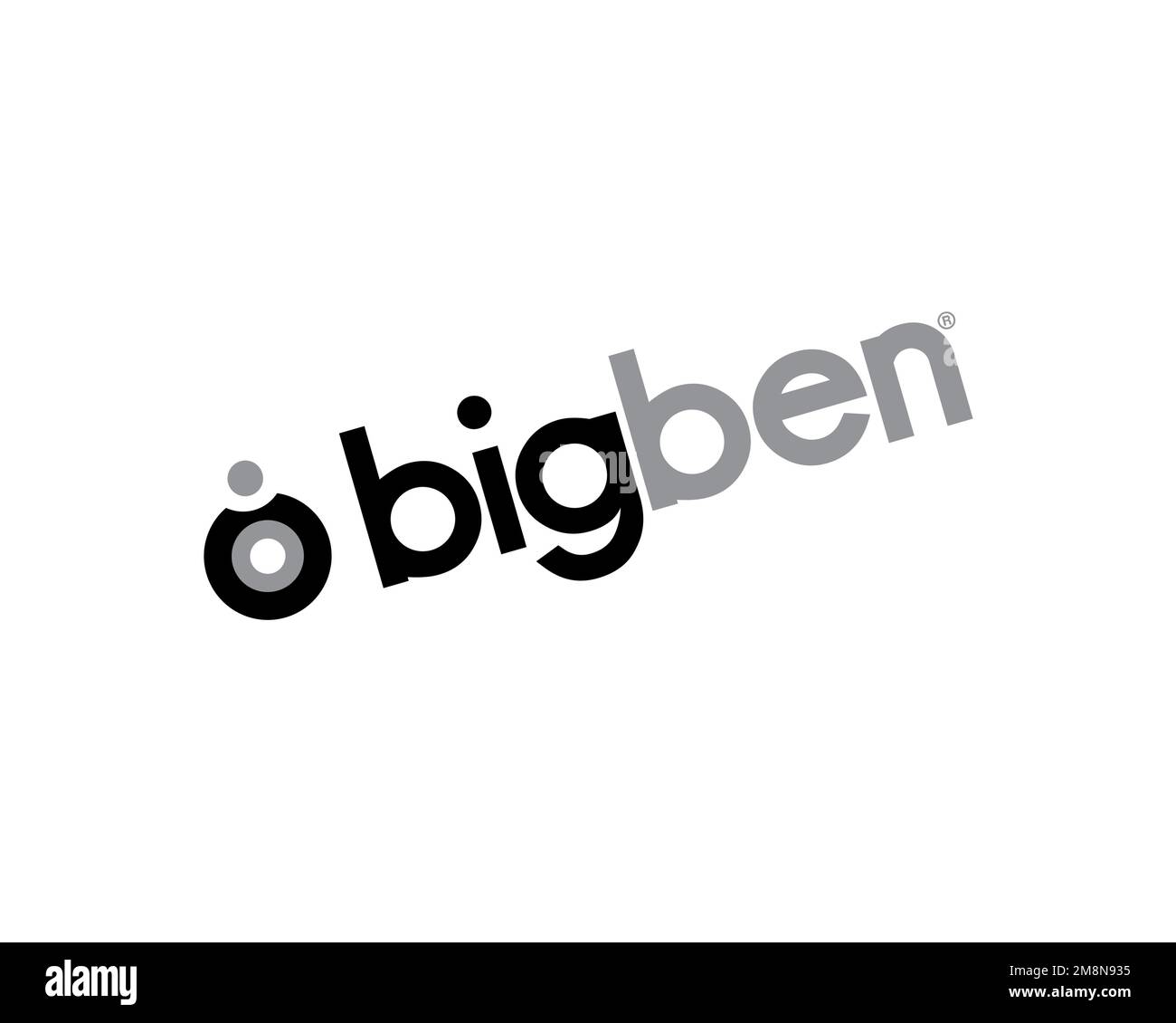 Bigben Interactive, rotated logo, white background Stock Photo - Alamy
