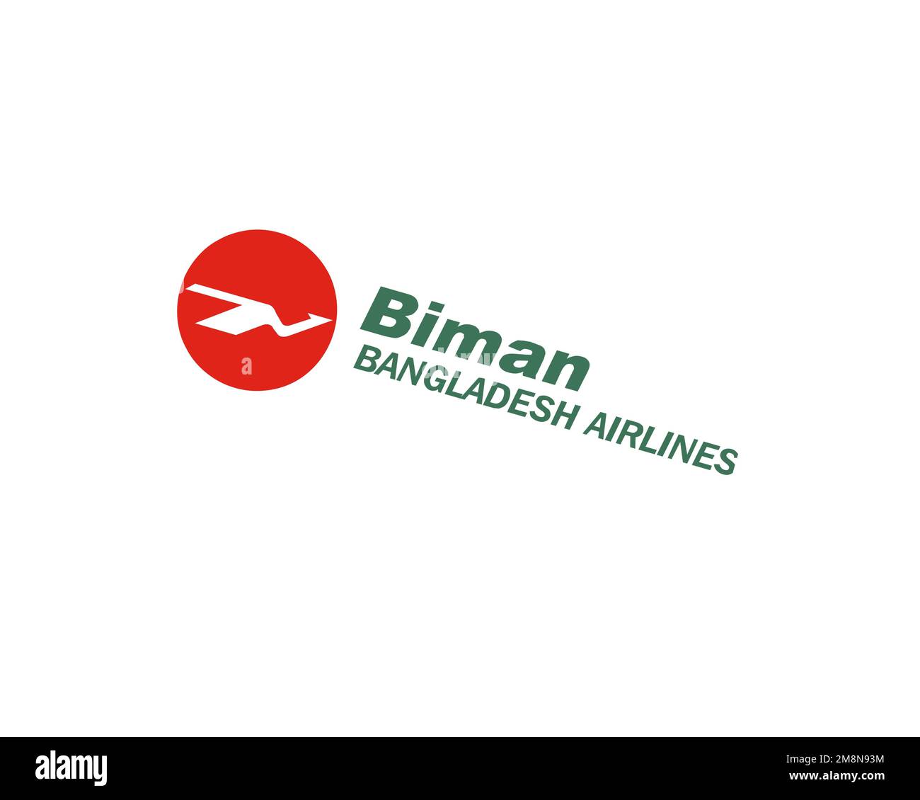 Biman Bangladesh Airline, rotated logo, white background B Stock Photo ...