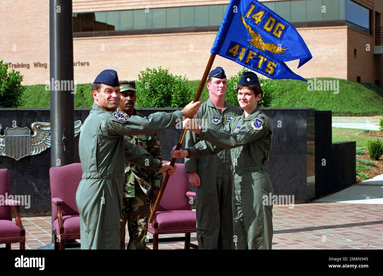 US Air Force Colonel Davis Snyder, Commander 14th Operations Group ...