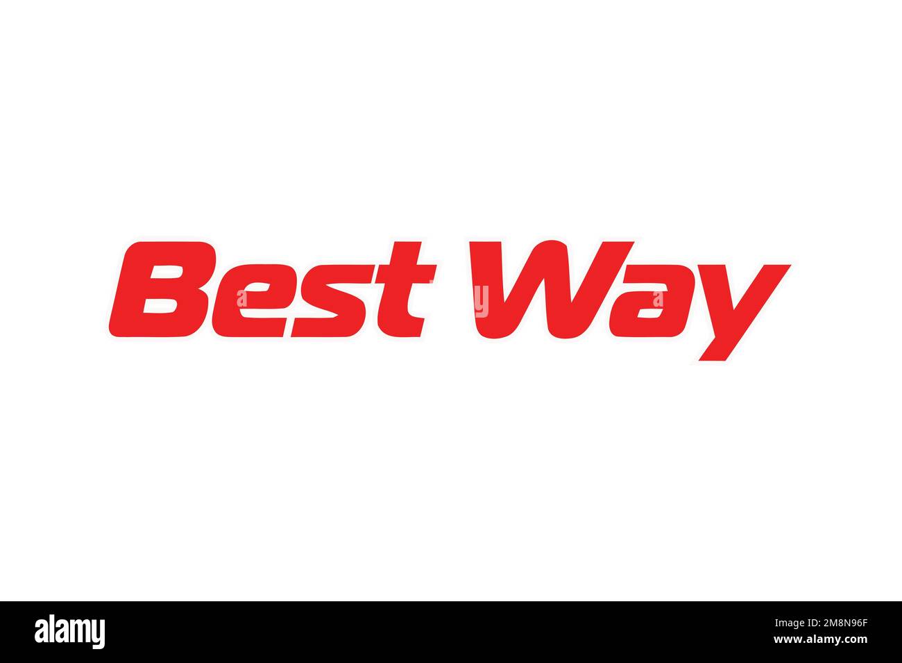 Best Way, Logo, White background Stock Photo - Alamy