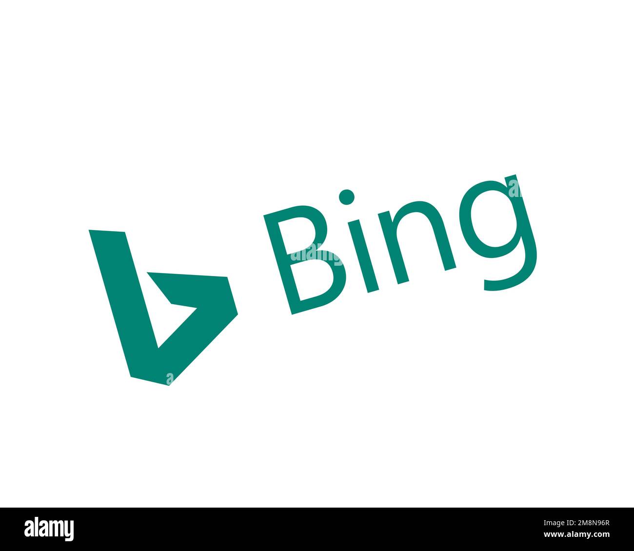 Bing Health, rotated logo, white background Stock Photo - Alamy