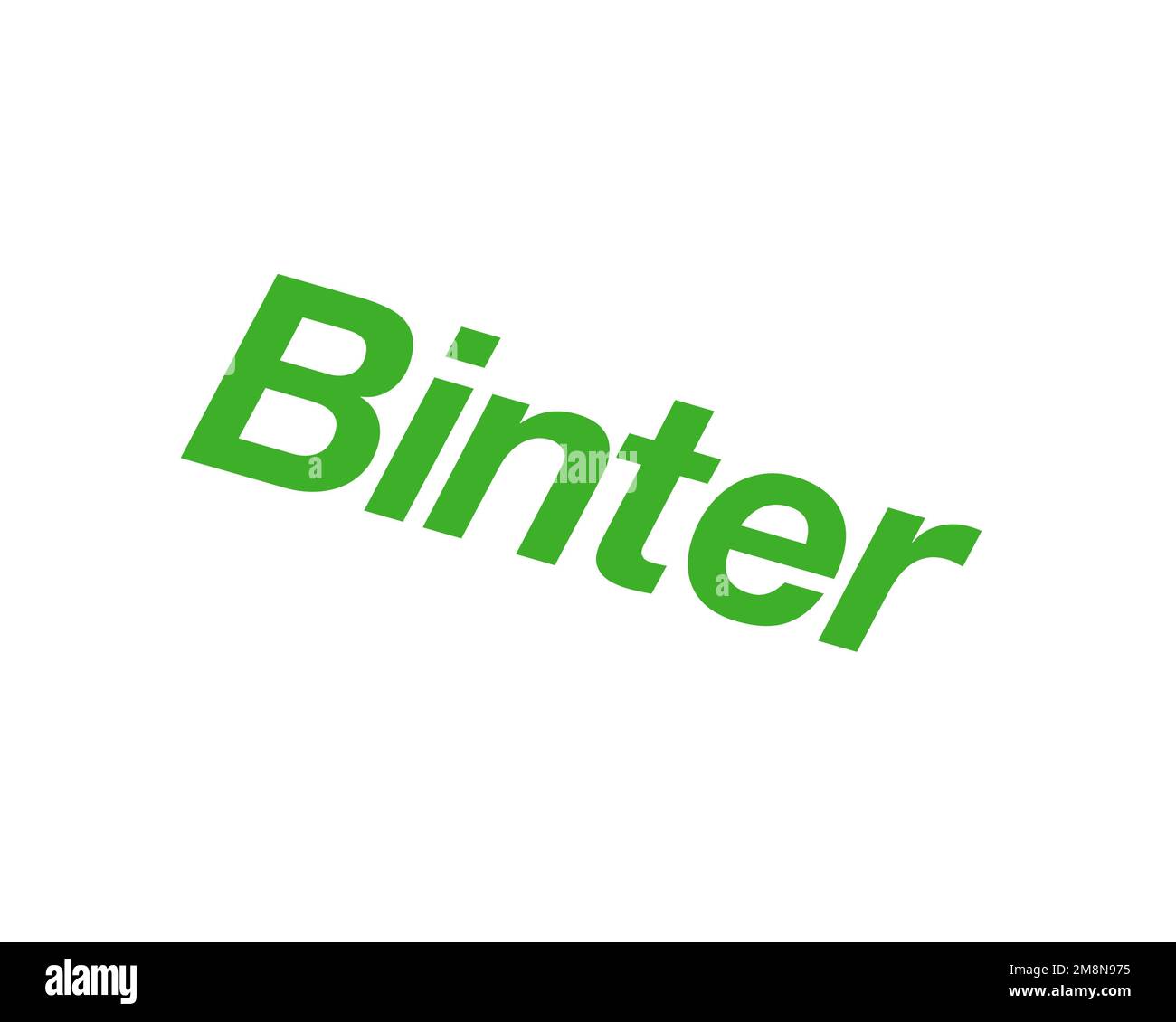 Binter Canarias, rotated logo, white background B Stock Photo - Alamy