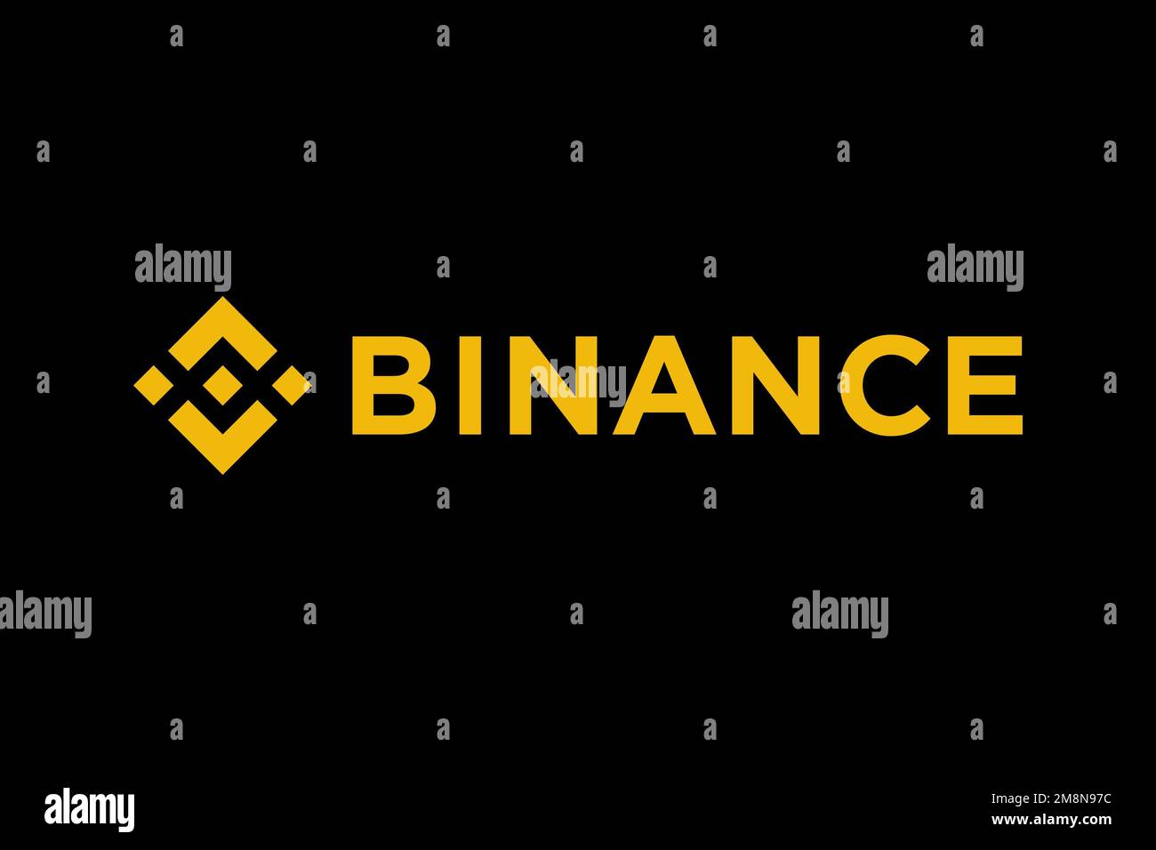 Binance, Logo, Black background Stock Photo - Alamy