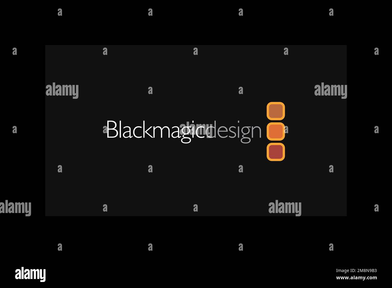Blackmagic Design, Logo, Black background Stock Photo - Alamy