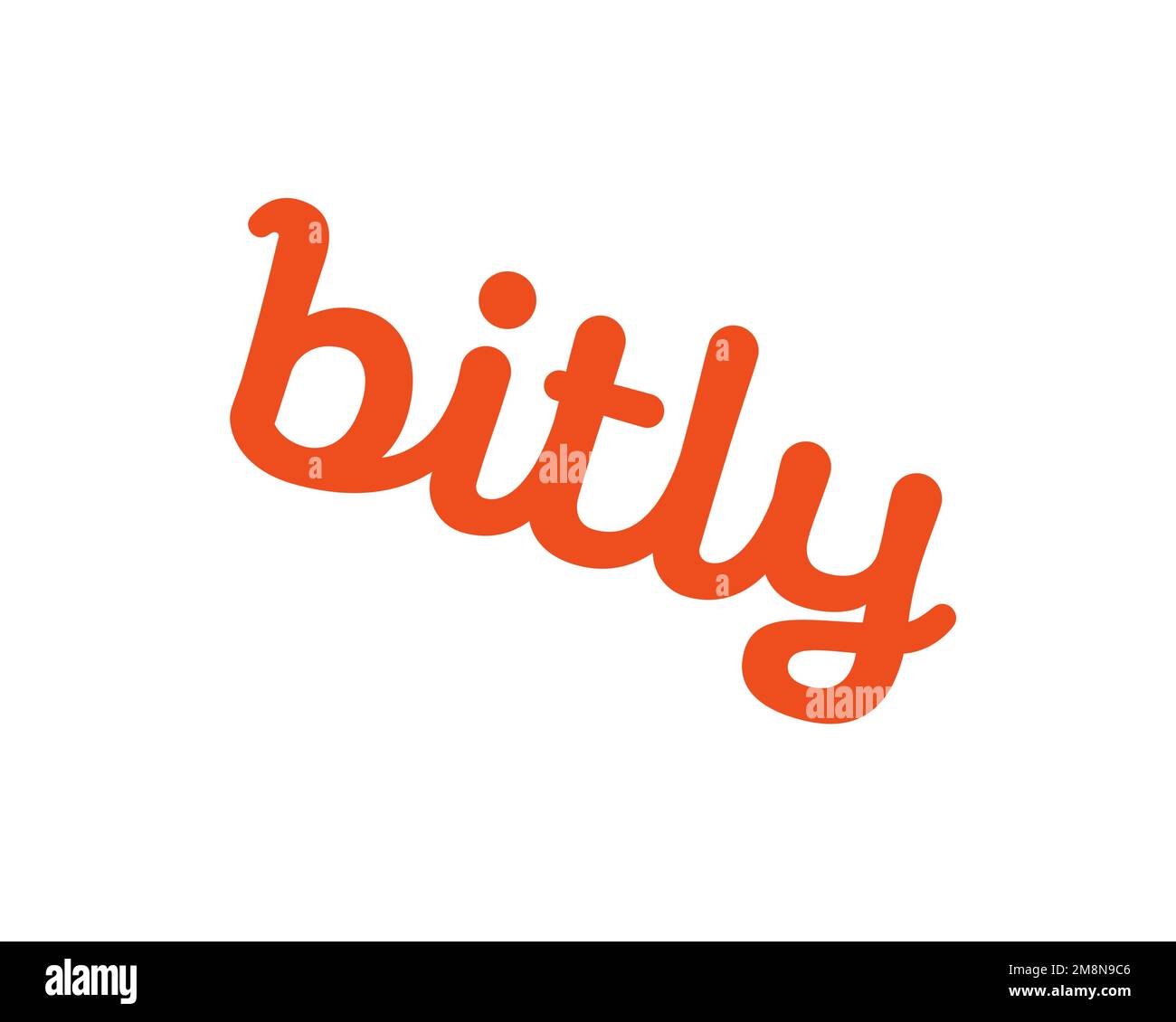 Bitly, rotated logo, white background B Stock Photo - Alamy