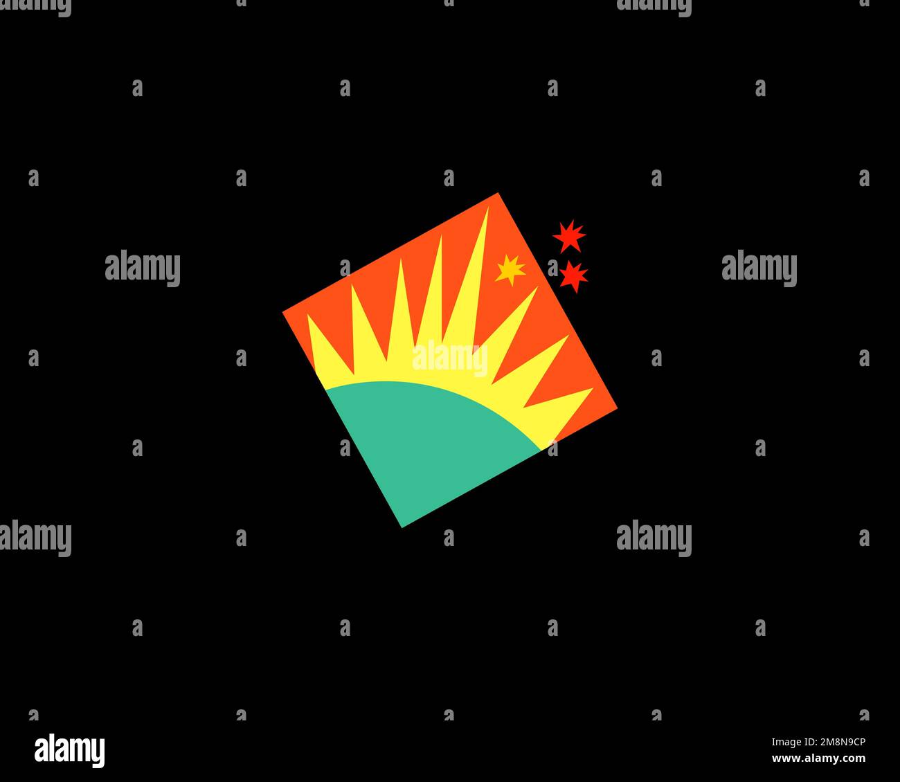 Brinker International, rotated logo, black background B Stock Photo - Alamy