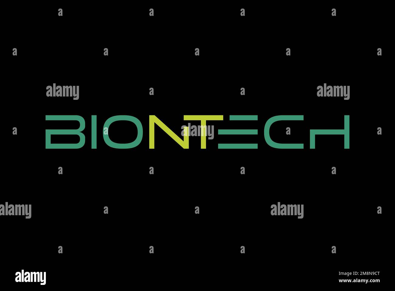 BioNTech, Logo, Black background Stock Photo - Alamy
