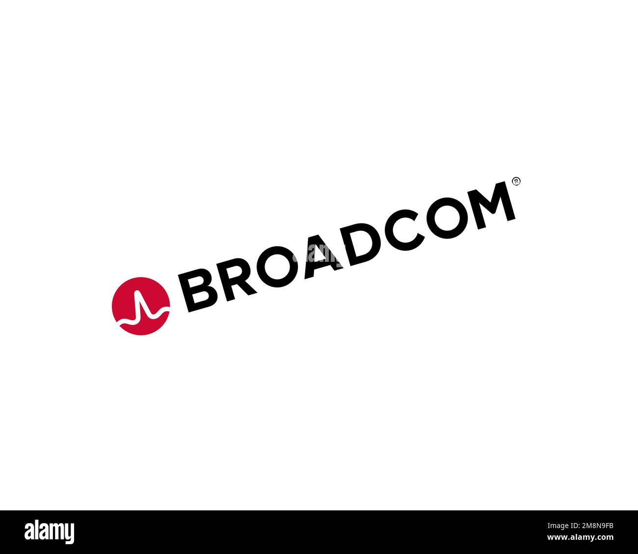 Broadcom Corporation, rotated logo, white background Stock Photo - Alamy