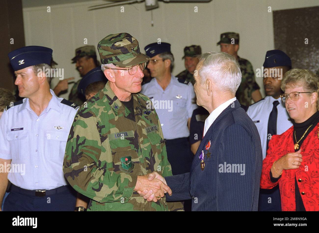 US Air Force Brigadier General Dan Locker (81st Medical Group Commander ...