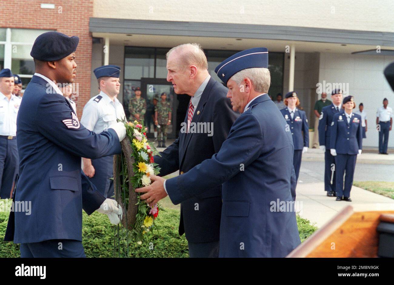 The commander of the 89th air wing hi-res stock photography and images ...
