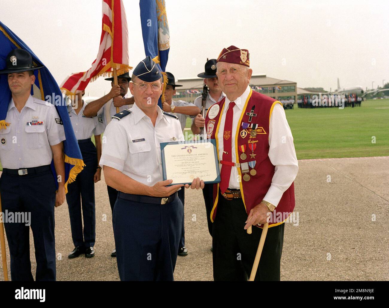 USAF Brigadier General Barry W. Barksdale, Commander of the 37th ...