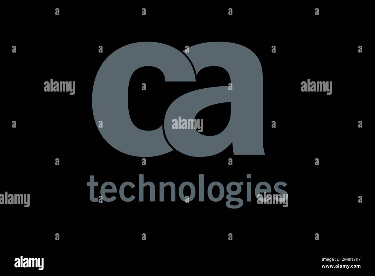 CA Technologies, Logo, Black background Stock Photo - Alamy