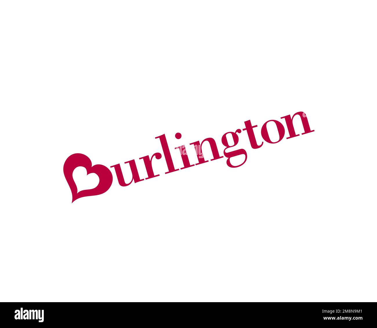 Burlington department store, rotated logo, white background Stock Photo ...