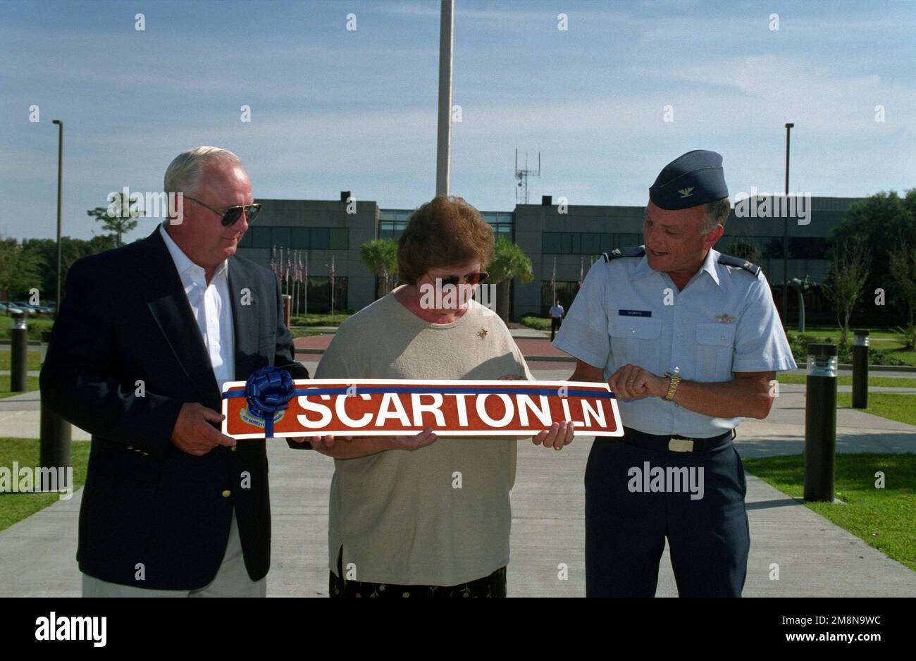 USAF Colonel James A. Norris, Vice Commander of the 437th Airlift Wing ...