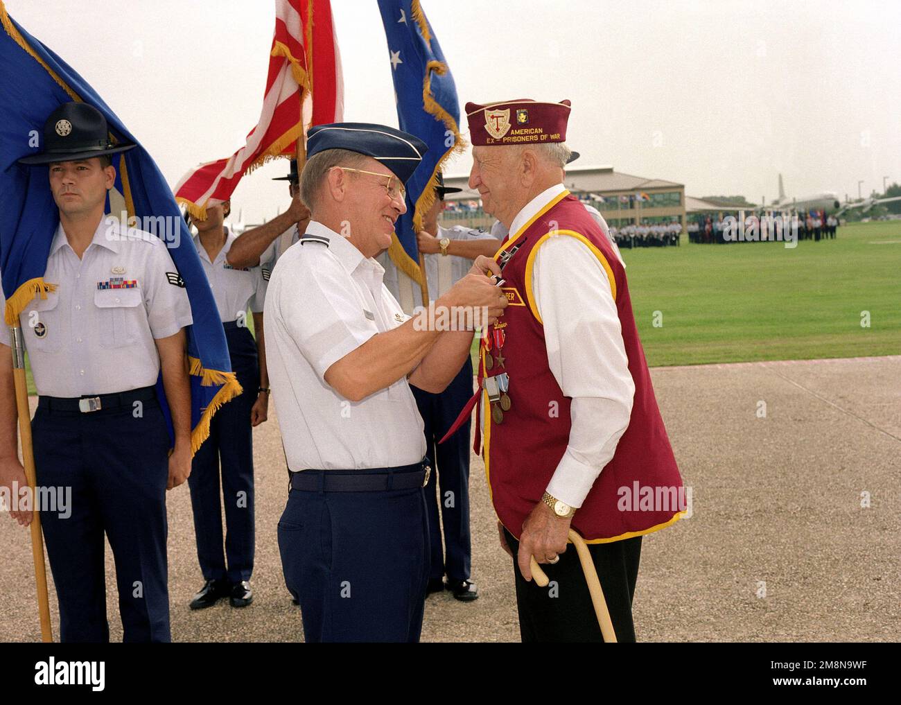 USAF Brigadier General Barry W. Barksdale, Commander of the 37th ...