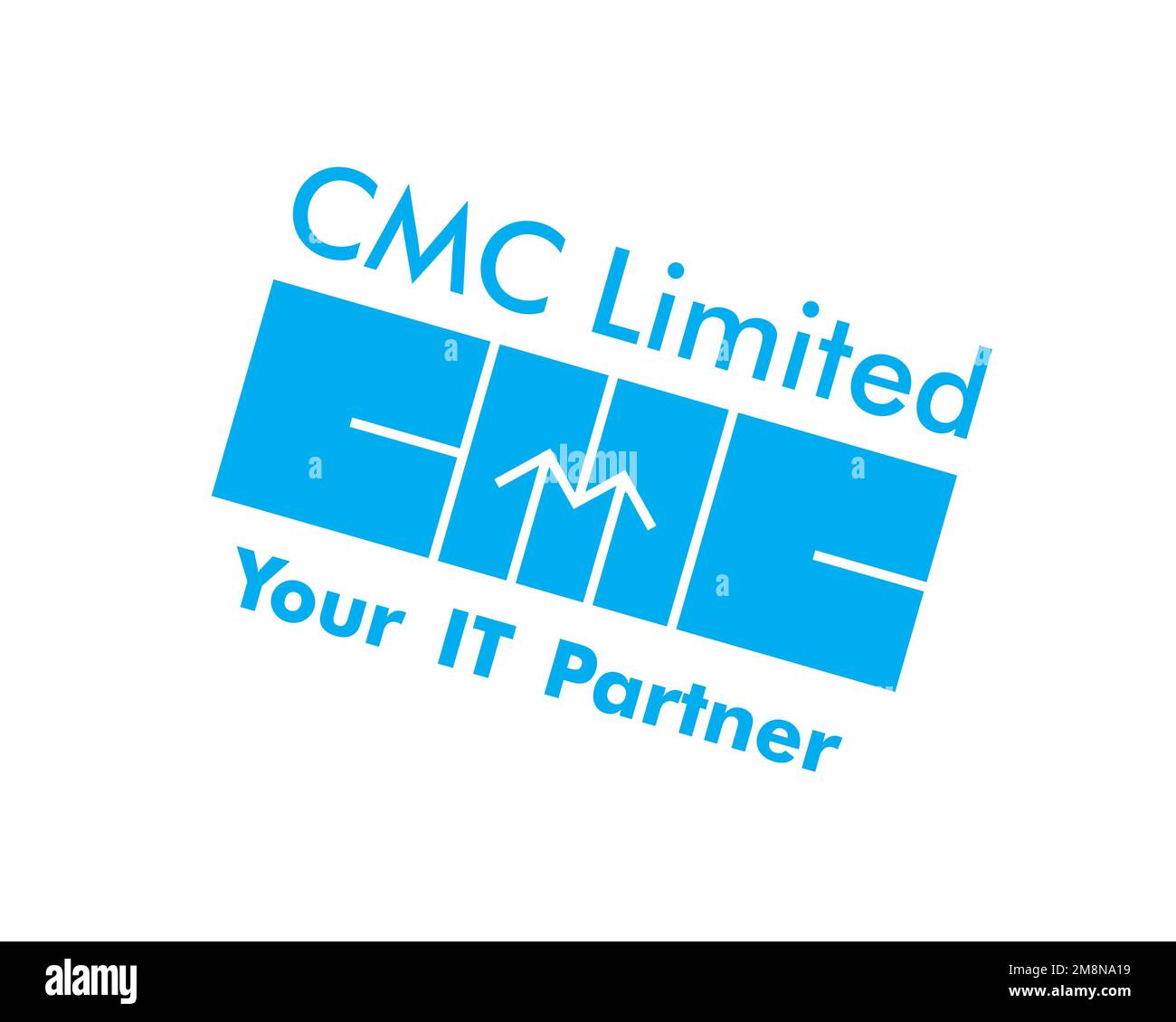 CMC company, rotated logo, white background B Stock Photo - Alamy