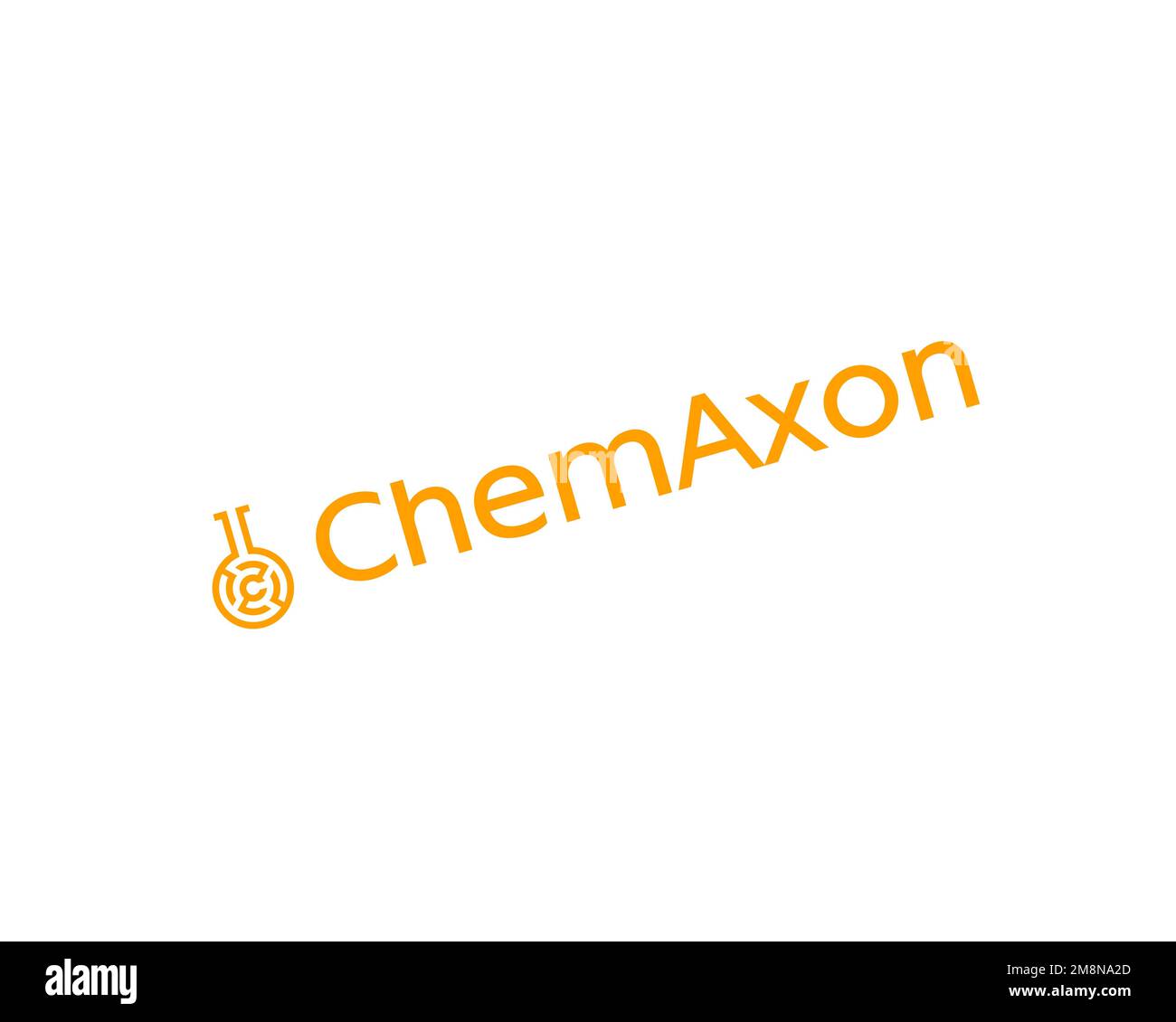 ChemAxon, rotated logo, white background Stock Photo - Alamy