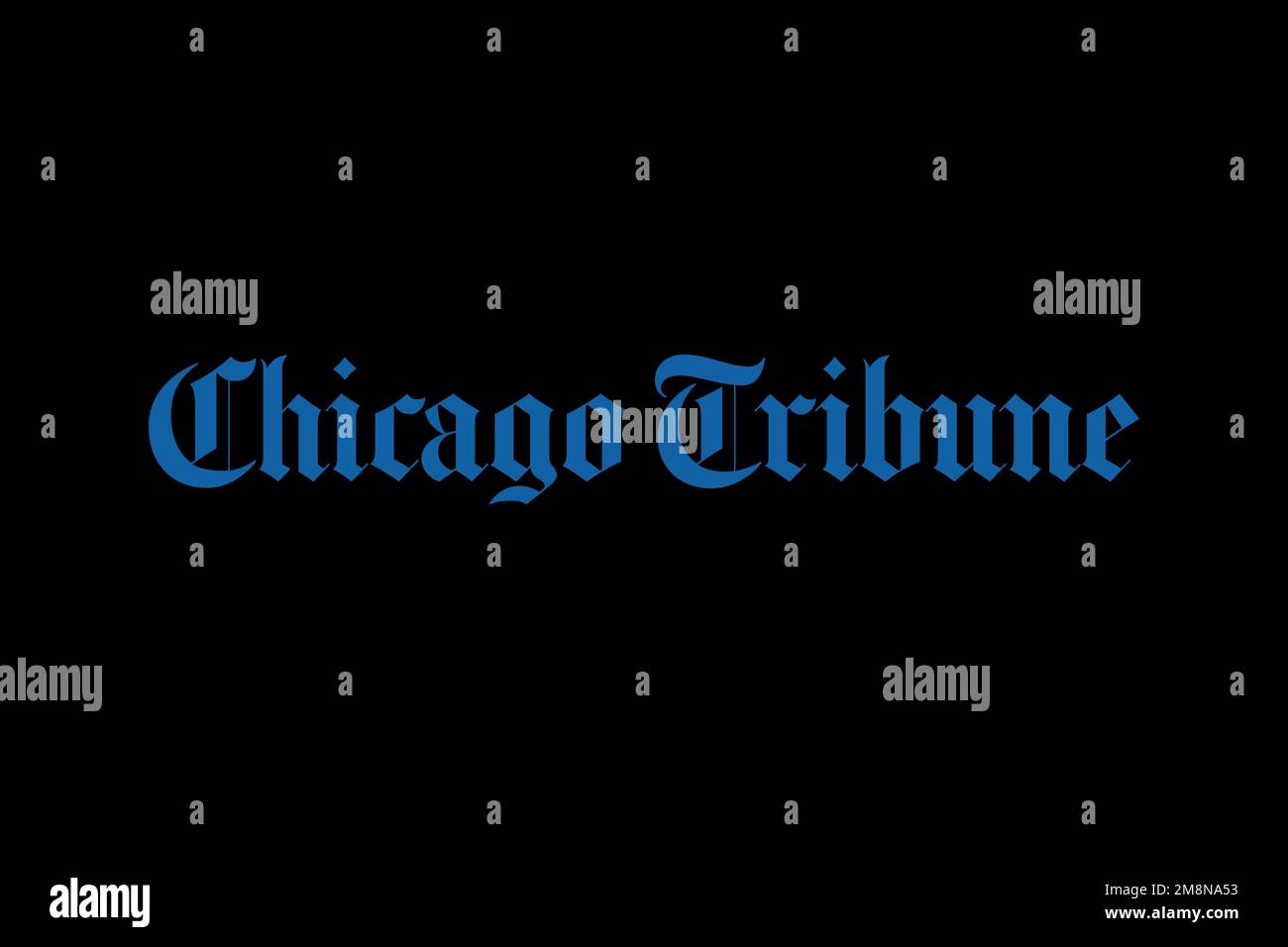 Chicago Tribune, Logo, Black background Stock Photo - Alamy