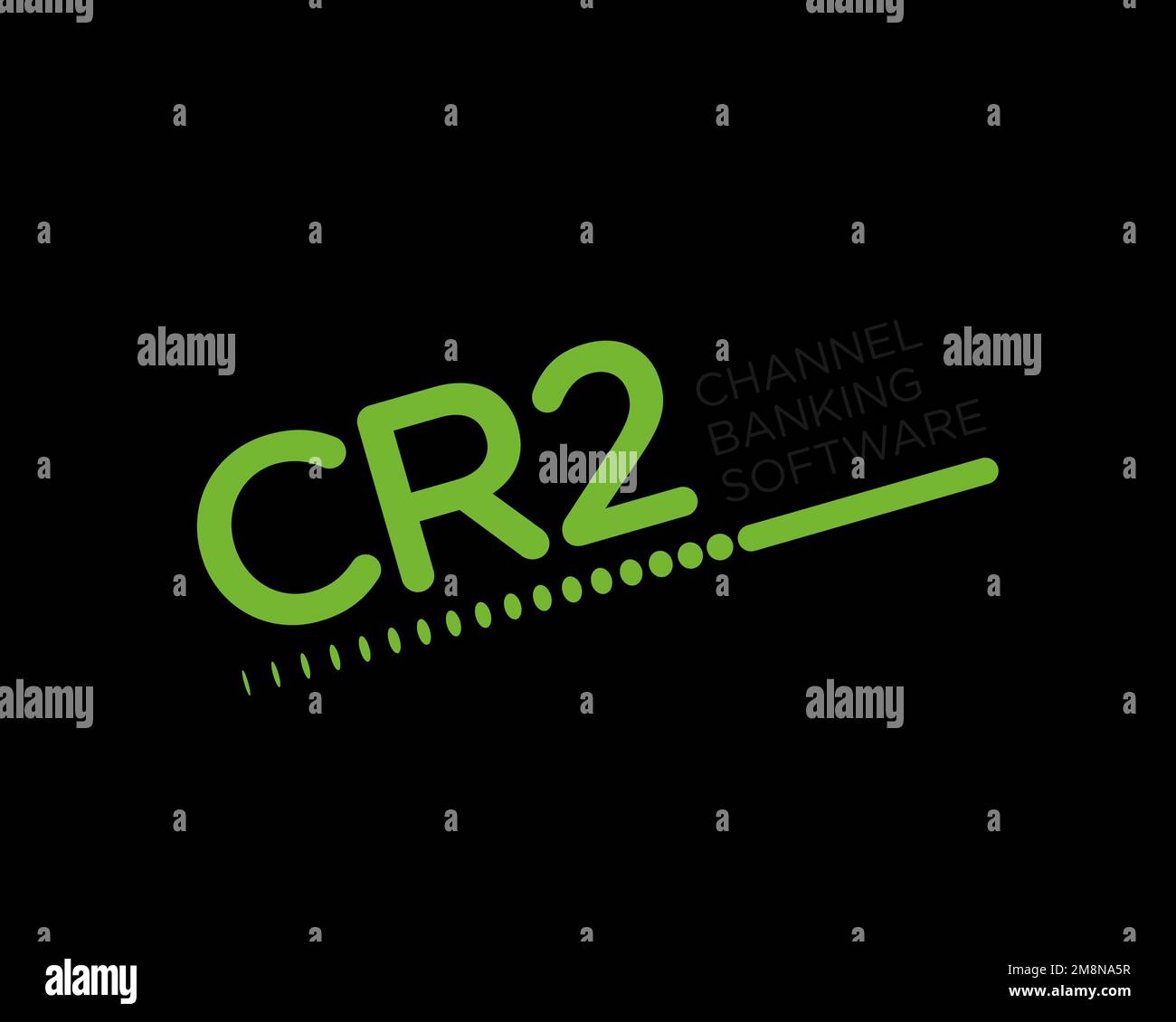 CR2 company, rotated logo, black background Stock Photo - Alamy