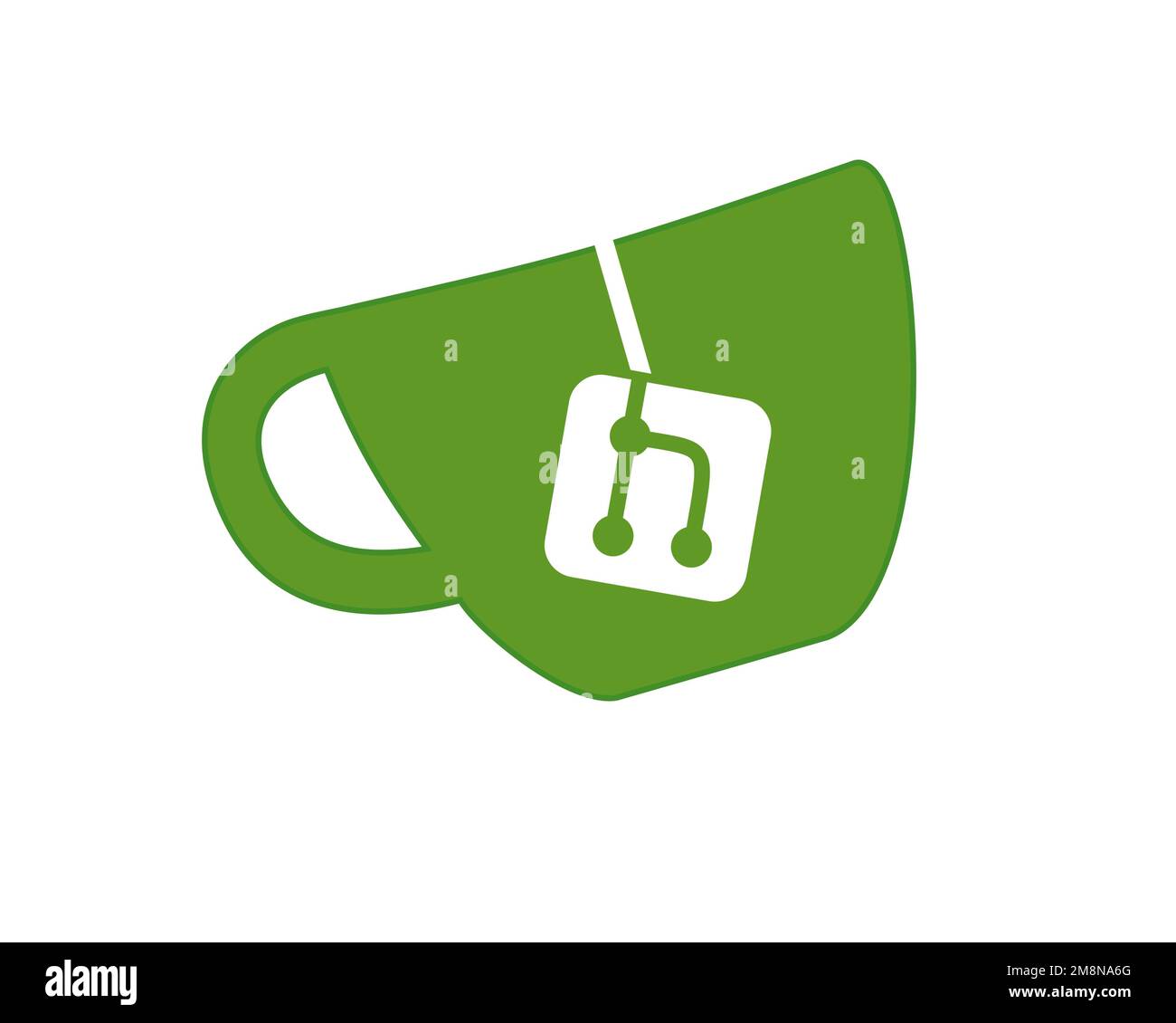Gitea, rotated logo, white background Stock Photo - Alamy