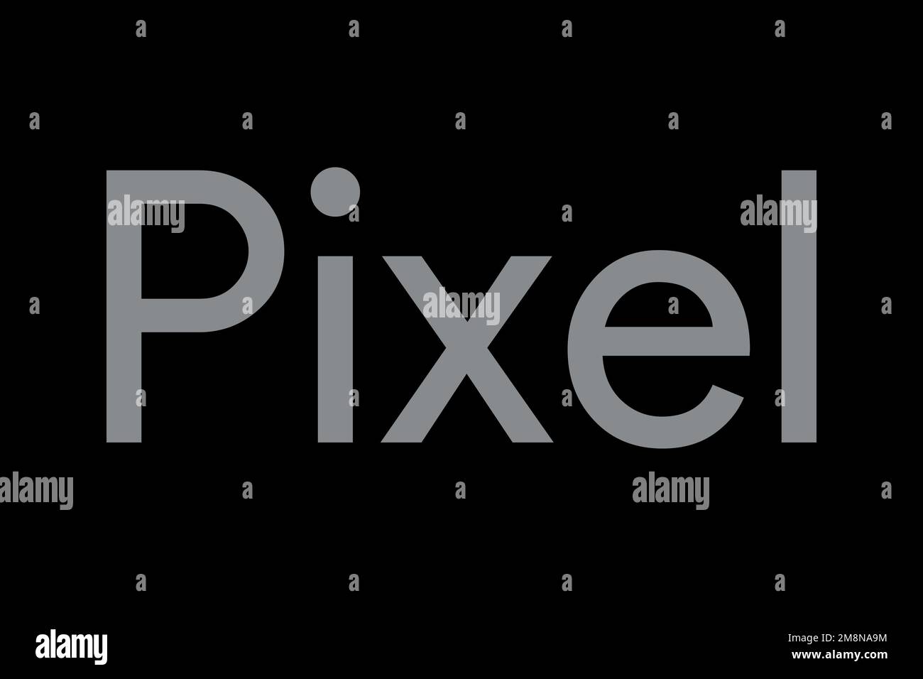 Google Pixel, Logo, Black background Stock Photo - Alamy