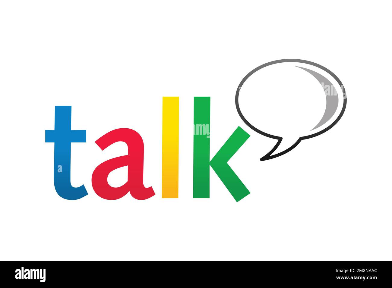 Google Talk, Logo, White background Stock Photo - Alamy