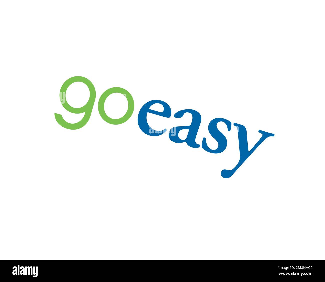 Goeasy, Rotated Logo, White Background B Stock Photo - Alamy