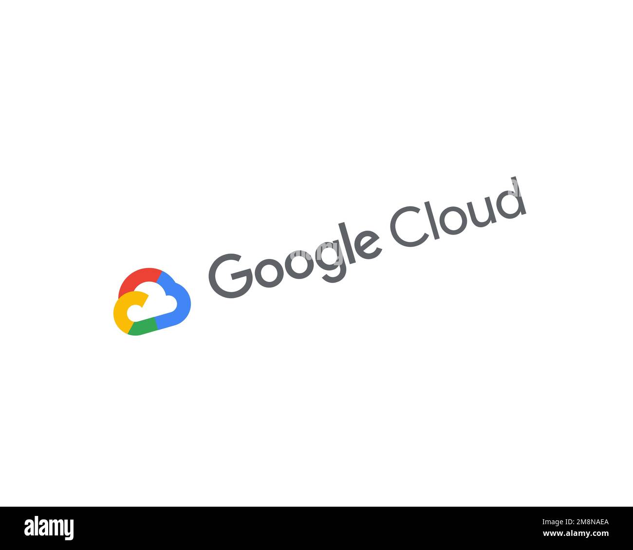 Google Cloud Platform, rotated logo, white background Stock Photo - Alamy