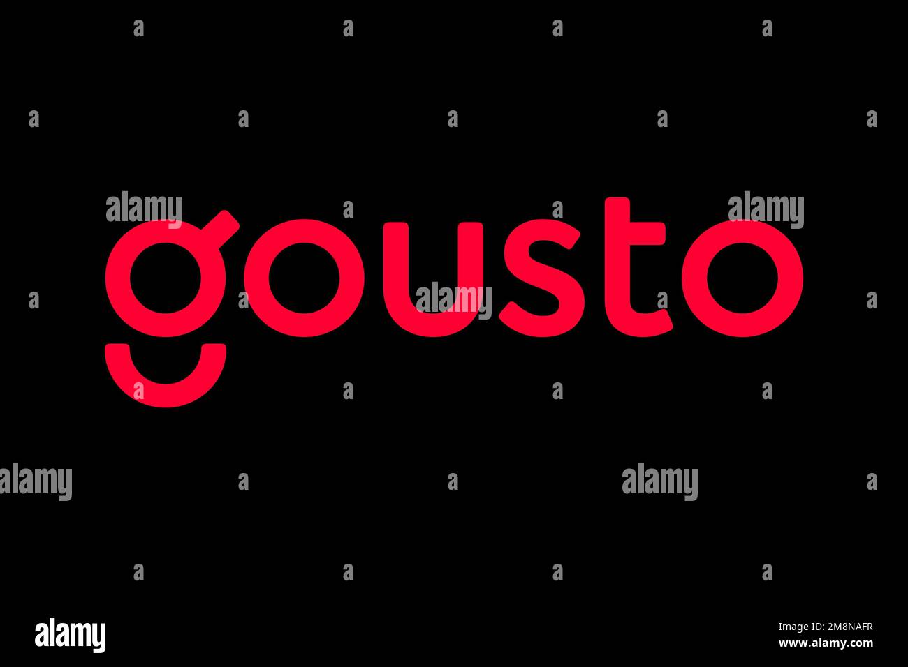 Gousto, Logo, Black background Stock Photo - Alamy
