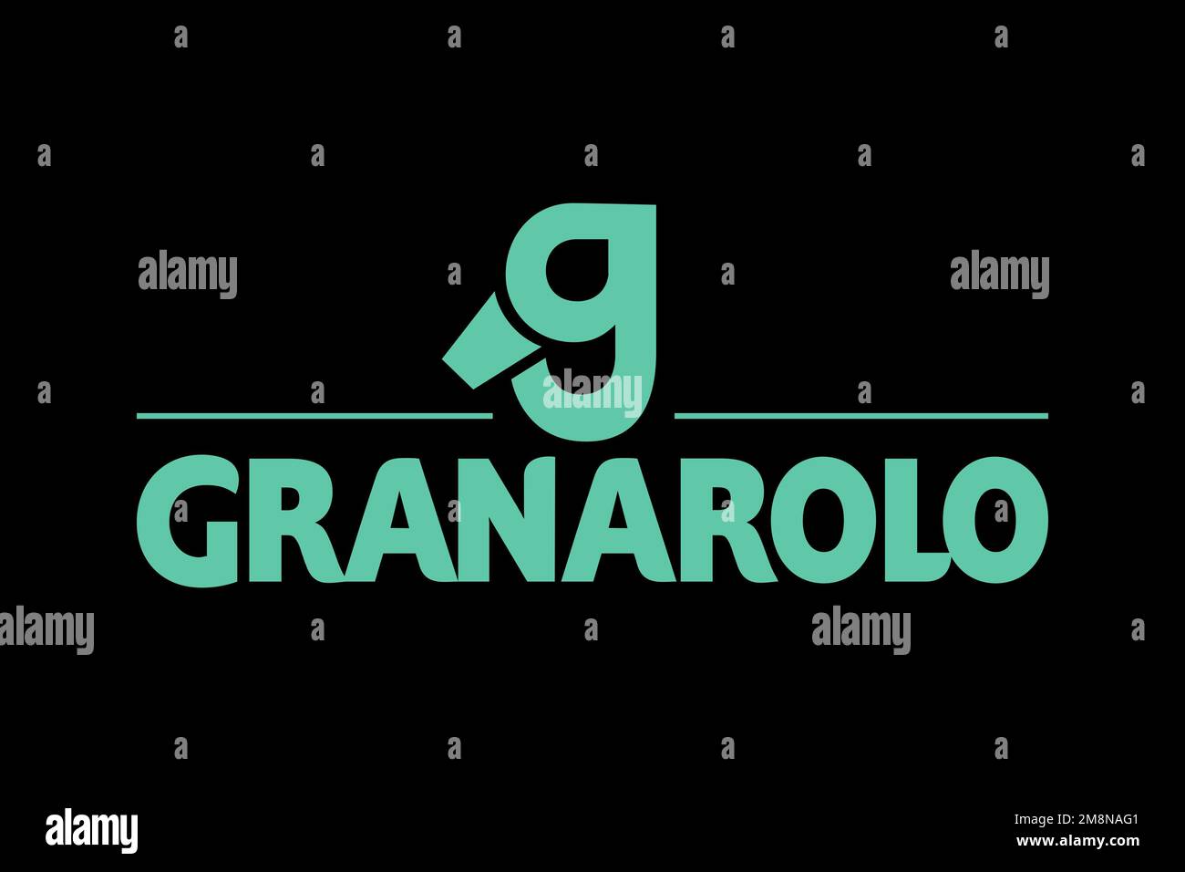 Granarolo company, Logo, Black background Stock Photo - Alamy