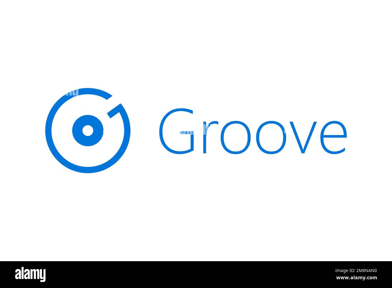 Groove Music, Logo, White background Stock Photo - Alamy