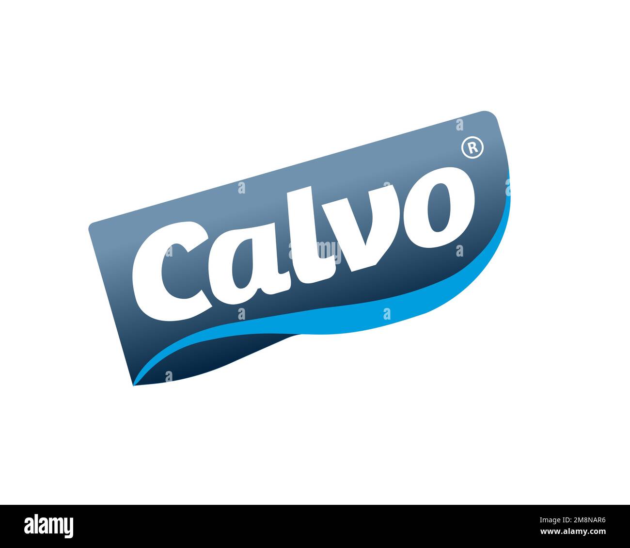 Grupo Calvo, rotated logo, white background Stock Photo - Alamy