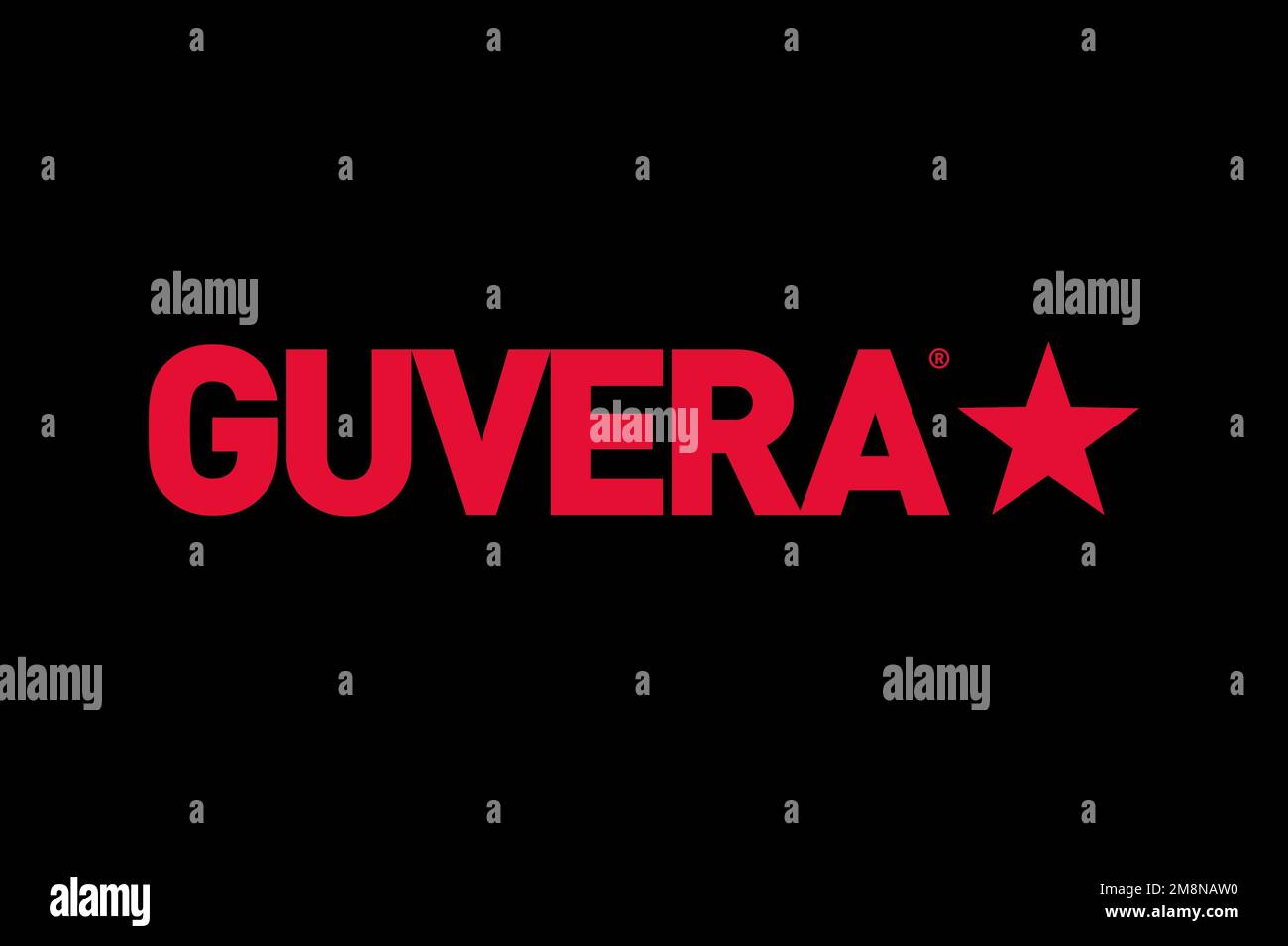 Guvera, Logo, Black background Stock Photo - Alamy