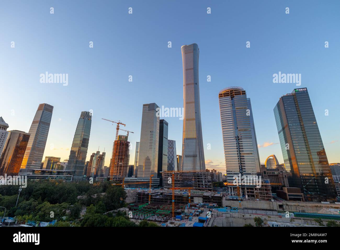 Beijing CBD landscape Stock Photo - Alamy