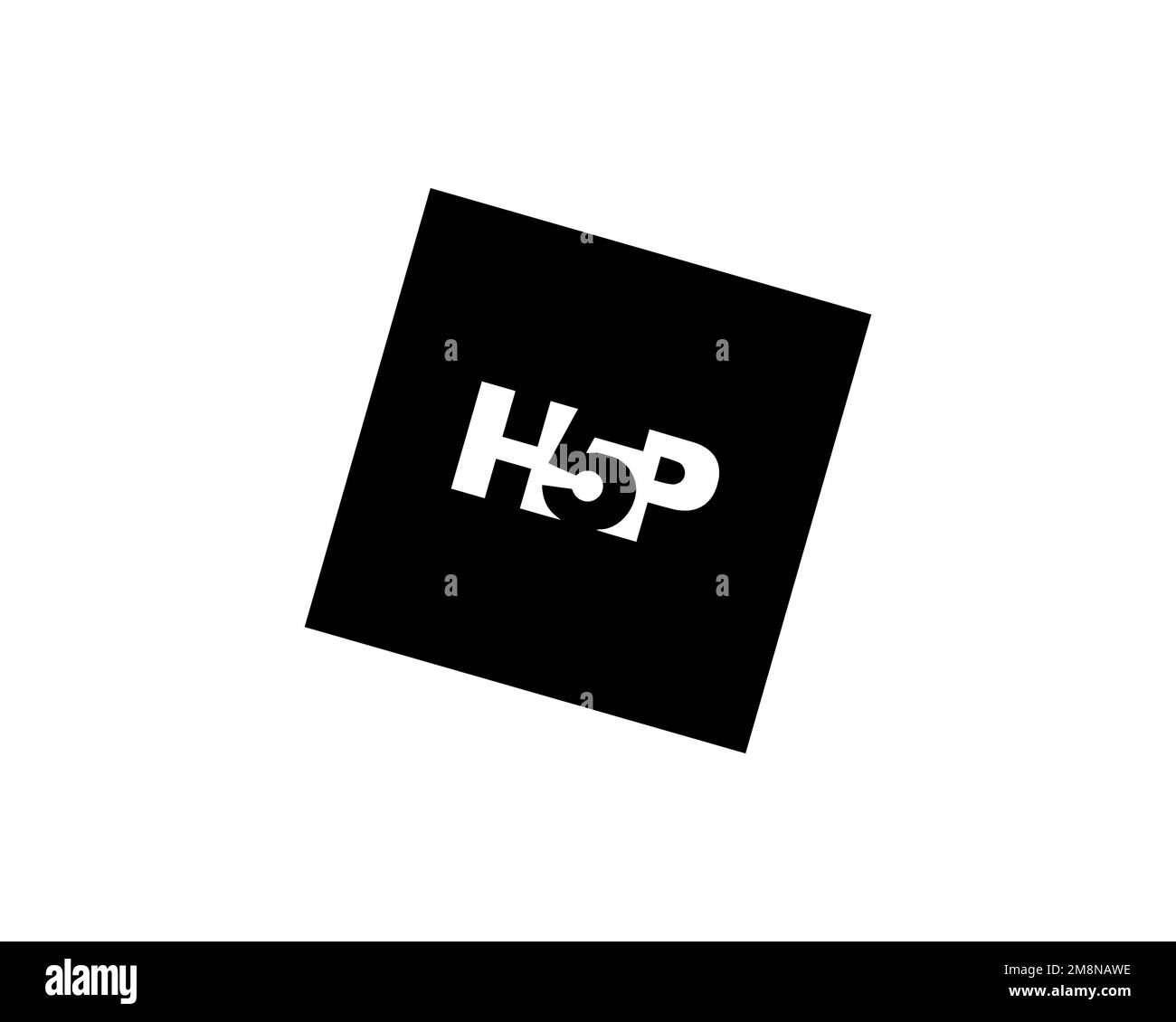 H5P, rotated logo, white background B Stock Photo - Alamy