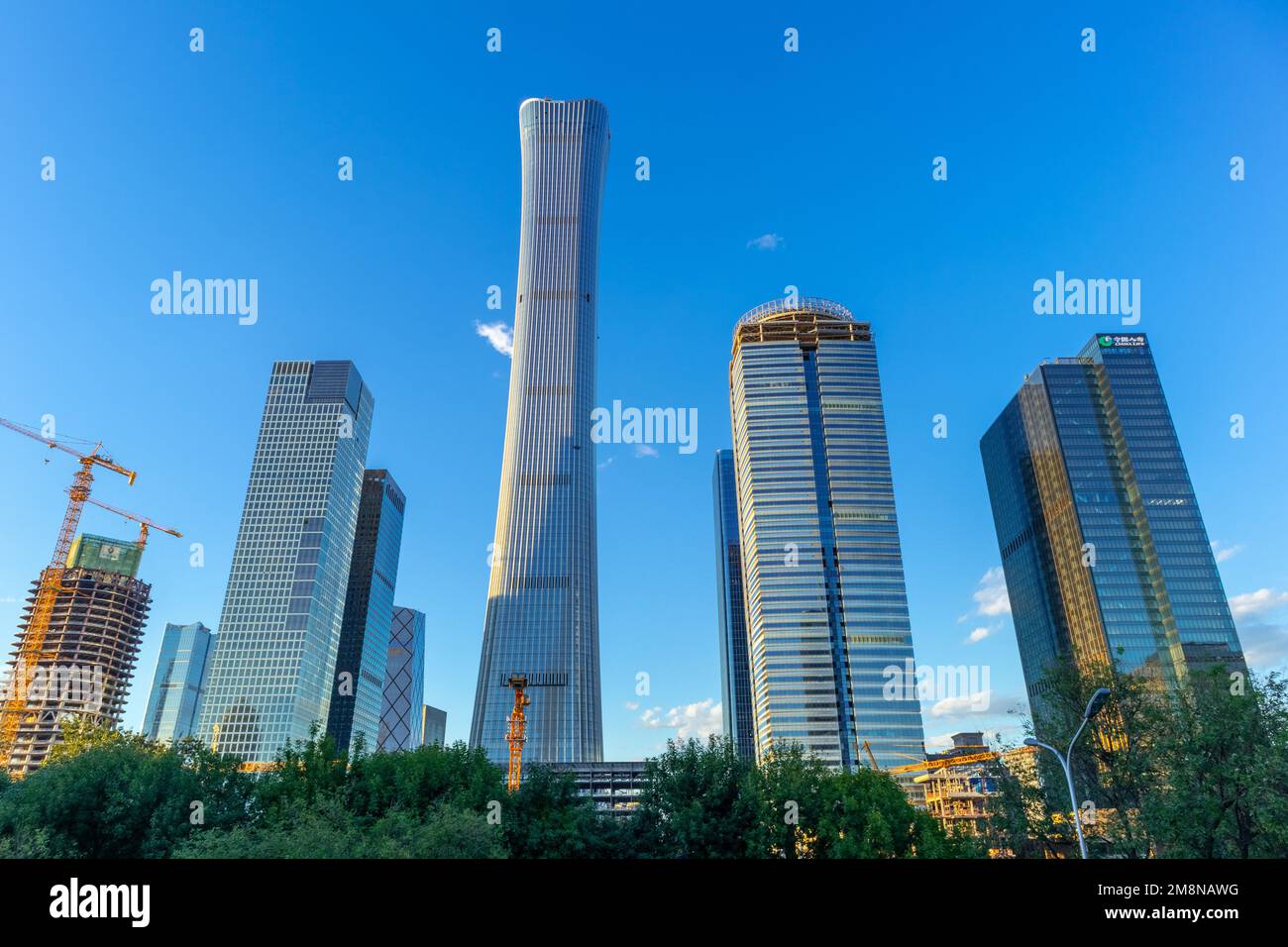 Beijing CBD landscape Stock Photo - Alamy